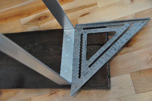 Timber and Lace: Timber and chrome console table