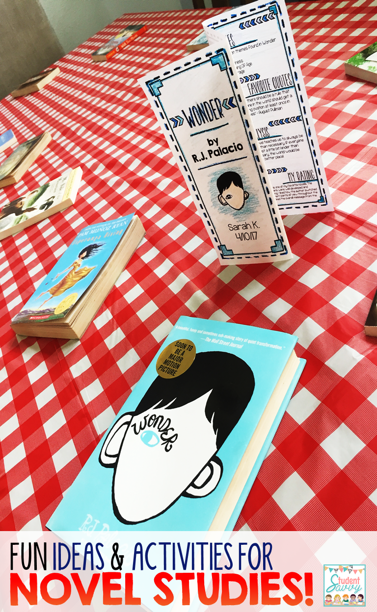 Fun Ideas and Activities for Novel Studies + a GIVEAWAY! – Student Savvy