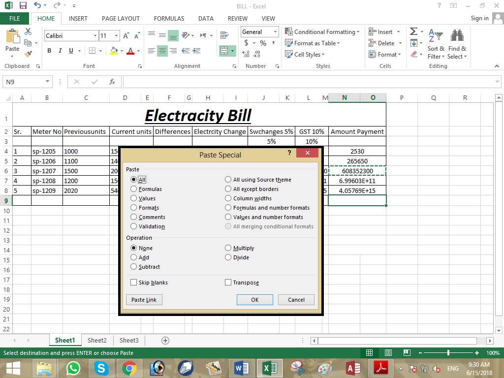 Paste Special In MS Excel Computer Free Courses paste-special-in-ms-excel-computer-free-courses