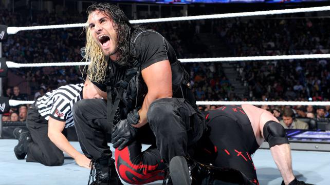 WWE In live!!!!: KANE vs SETH ROLLINS