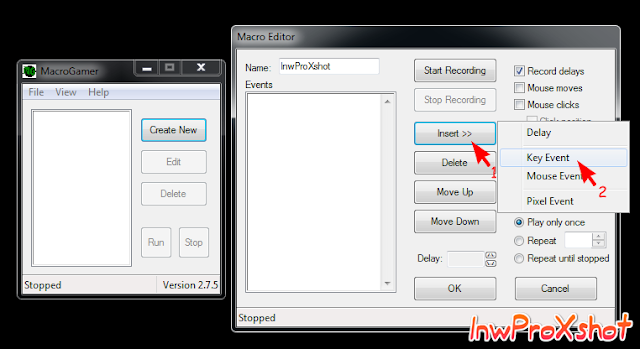 แจกโปร Xshot ฟรี 2017: สอนทำมาโคร Xshot ด้วยโปรแกรม Macrogamer
