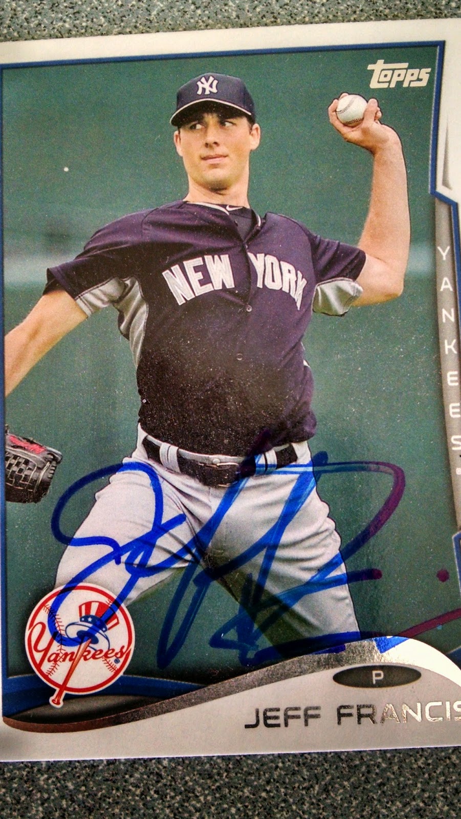 Autographs by Mail: Jeff Francis