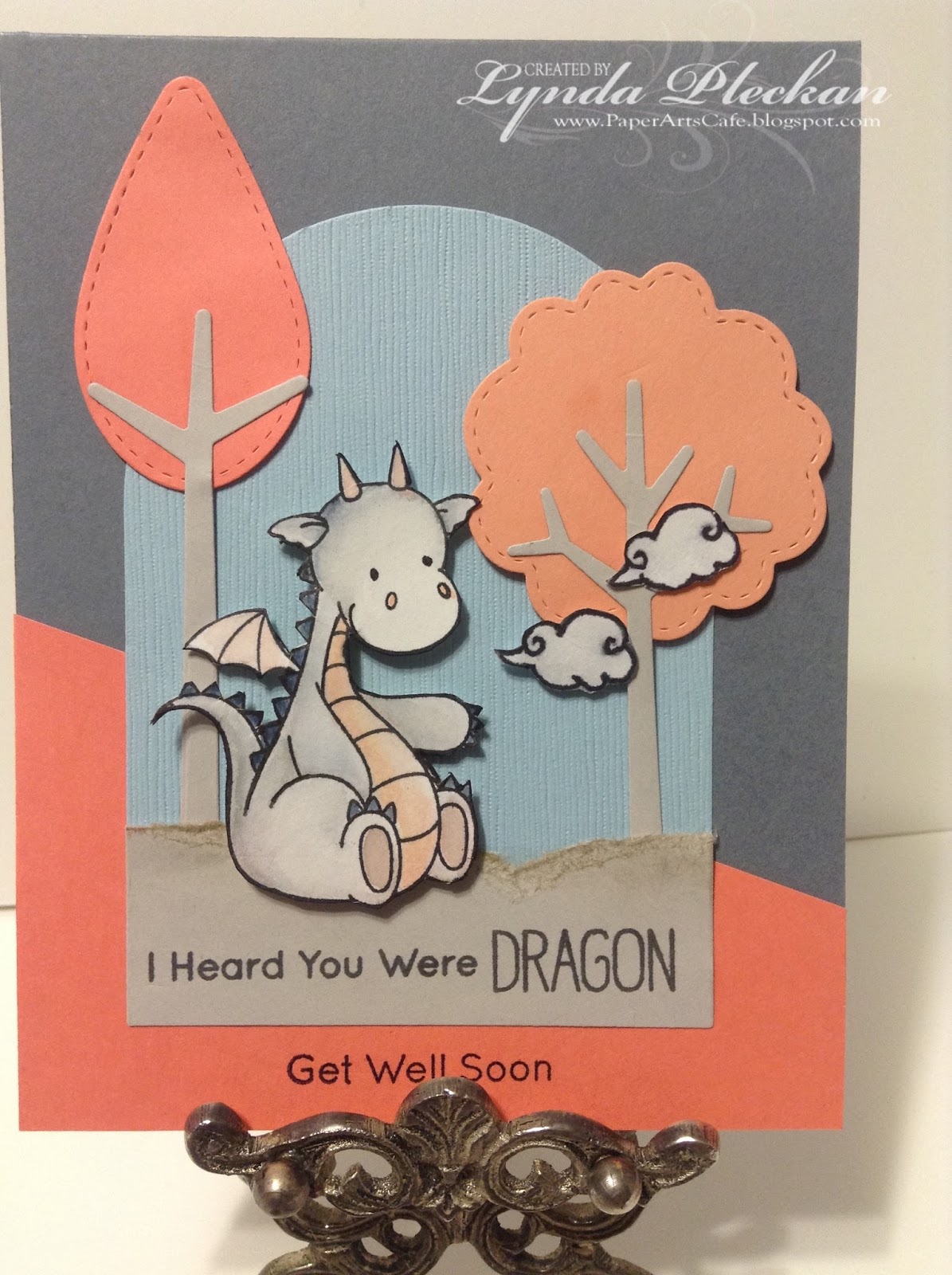 PaperArts Cafe: Dragon Get Well Card