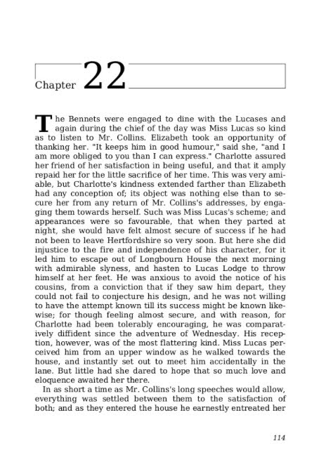 Pride and Prejudice Quotes from Novel to Film (Chapter 22)