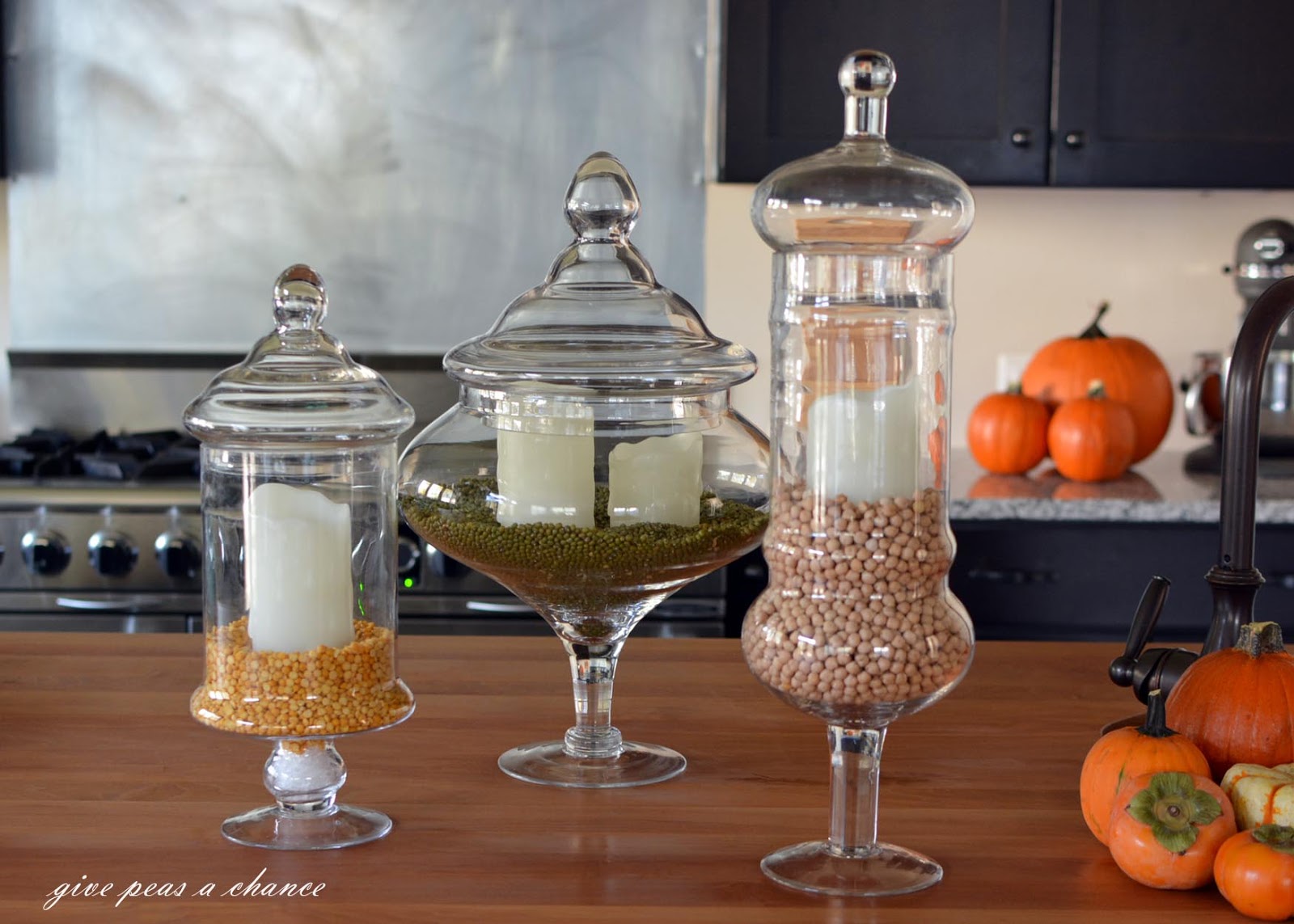 Give Peas a Chance: Beans and Legumes, Cheap Fall Vase Fillers