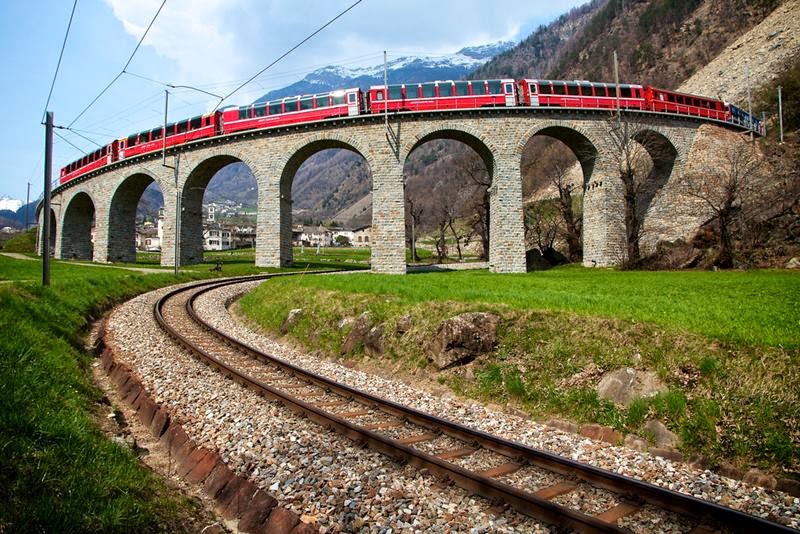 Brusio Spiral Viaduct, Switzerland
