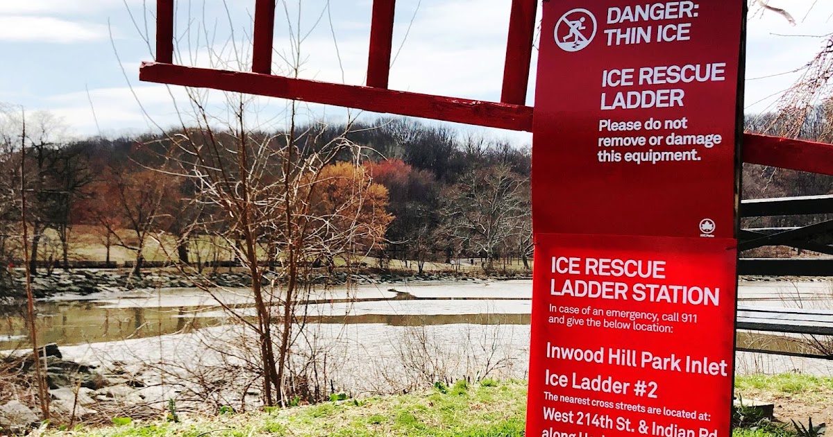 We love Reading Street Signs: Ice Ladder Rescue Station Sign