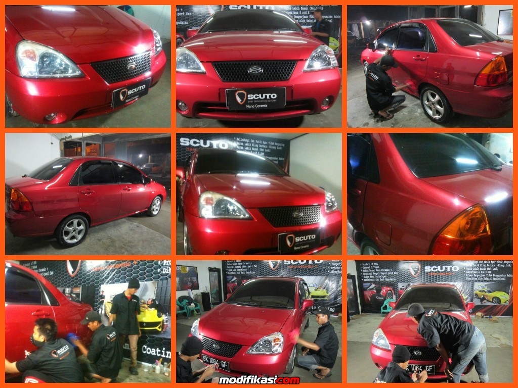 Nano Ceramic Coating - SCUTO Laminating Mobil - Rental Mobil Bontang