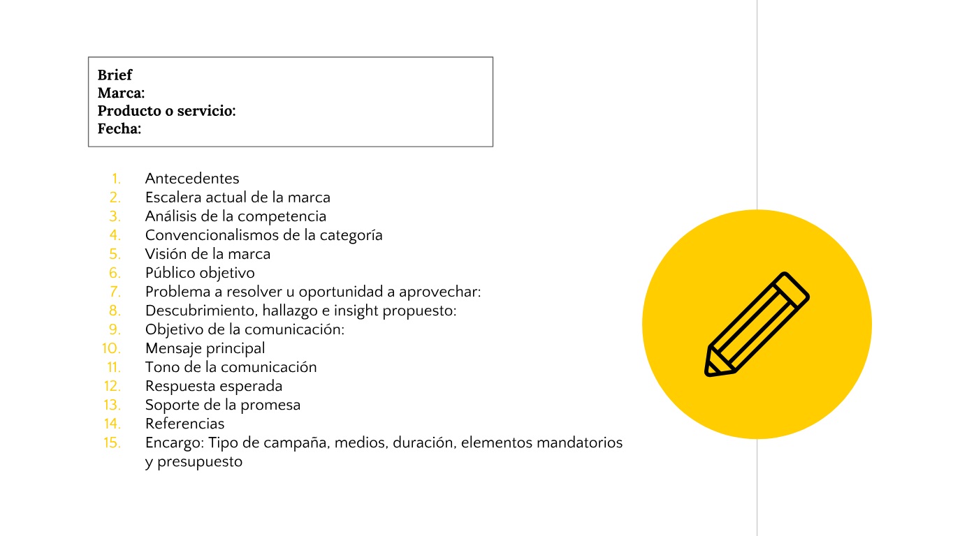 Brief Creativo en 15 pasos 💡