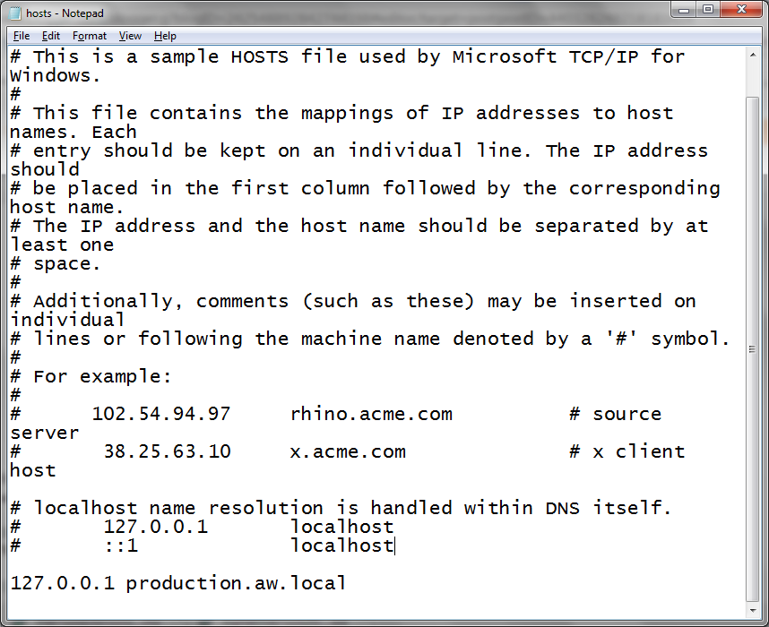 Building Adventure Works Setting Up Iis With Aspnet Web Project 4719