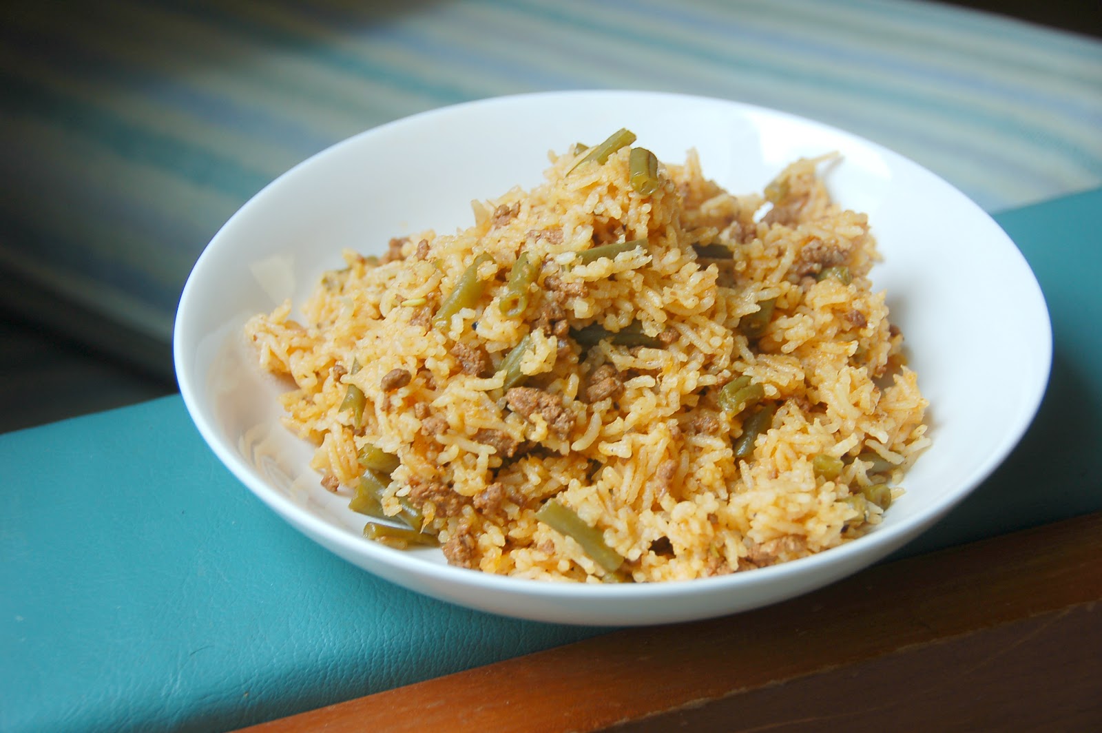 Loobia Polo (Persian Green Bean Pilaf)