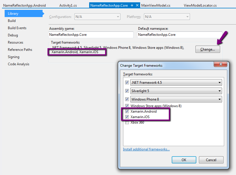 Muhammad Shujaat Siddiqi Adding Pcl Reference To Mono Touch And Mono For Android Applications