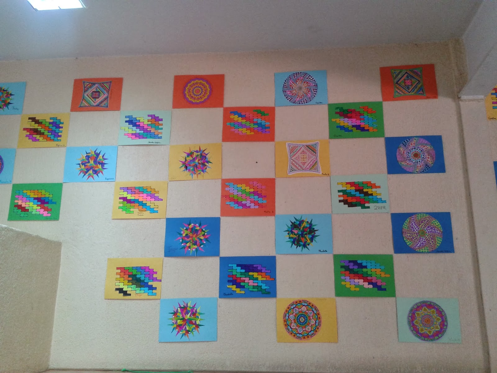 Classe de CM2. École Saint Louis des Français.: Mandalas et plan ...