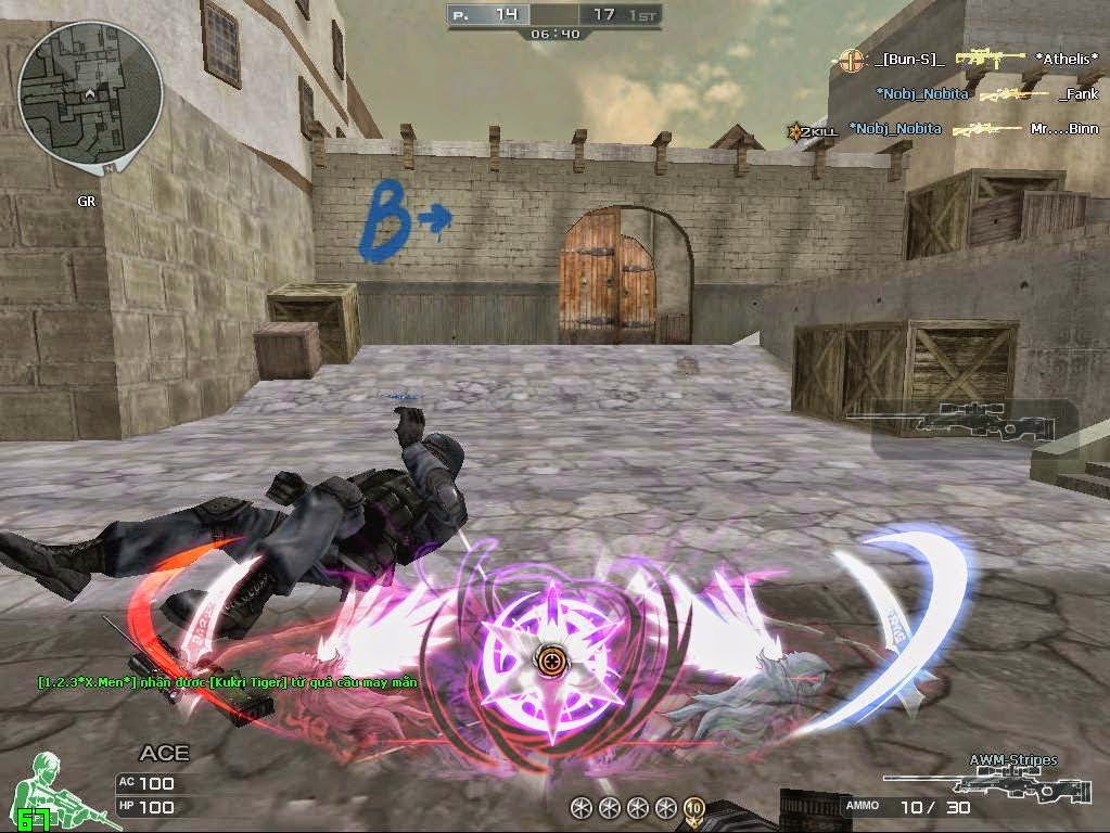 Crossfire kill marks