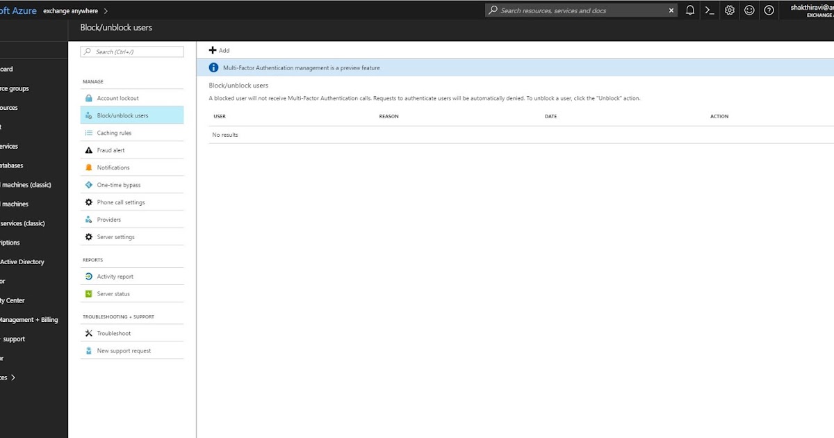 Exchange Anywhere: Configure Azure Multi-Factor Authentication settings ...