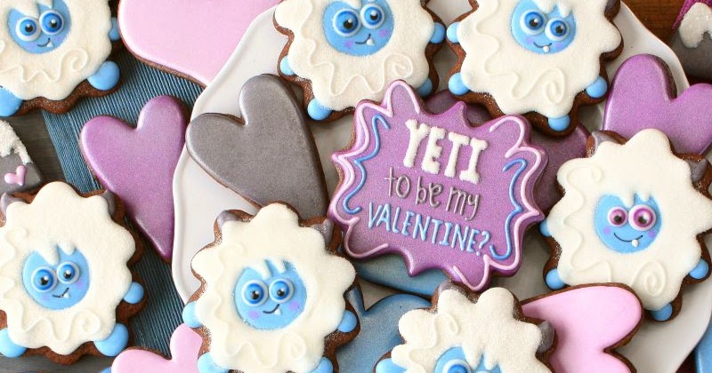 How To Make Decorated Yeti Sugar Cookies