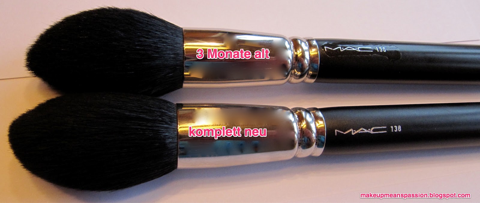 make up means passion: MAC Pinselserie - 138 Tapered Face Brush