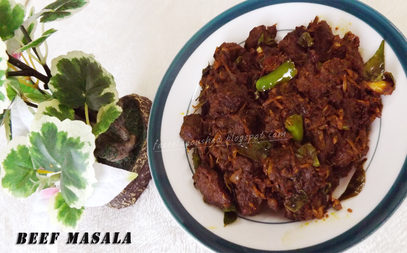 GOOD FOOD ENDS WITH GOOD TALK: Beef masala