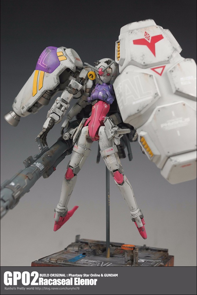 GUNDAM GUY: Gundam GP02 Physalis [Racaseal Elenor] - Custom Build