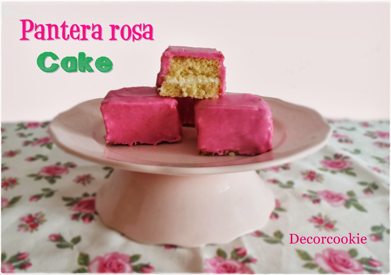 Galletas decoradas DecorCookie: Pastelitos de Pantera Rosa