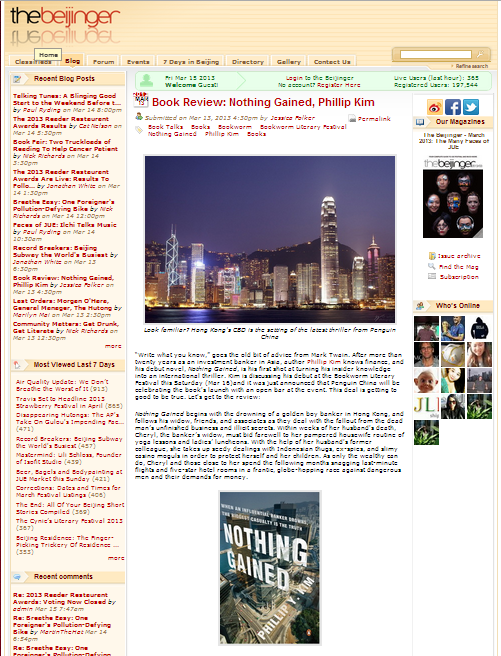 Asia One Percent: NOTHING GAINED