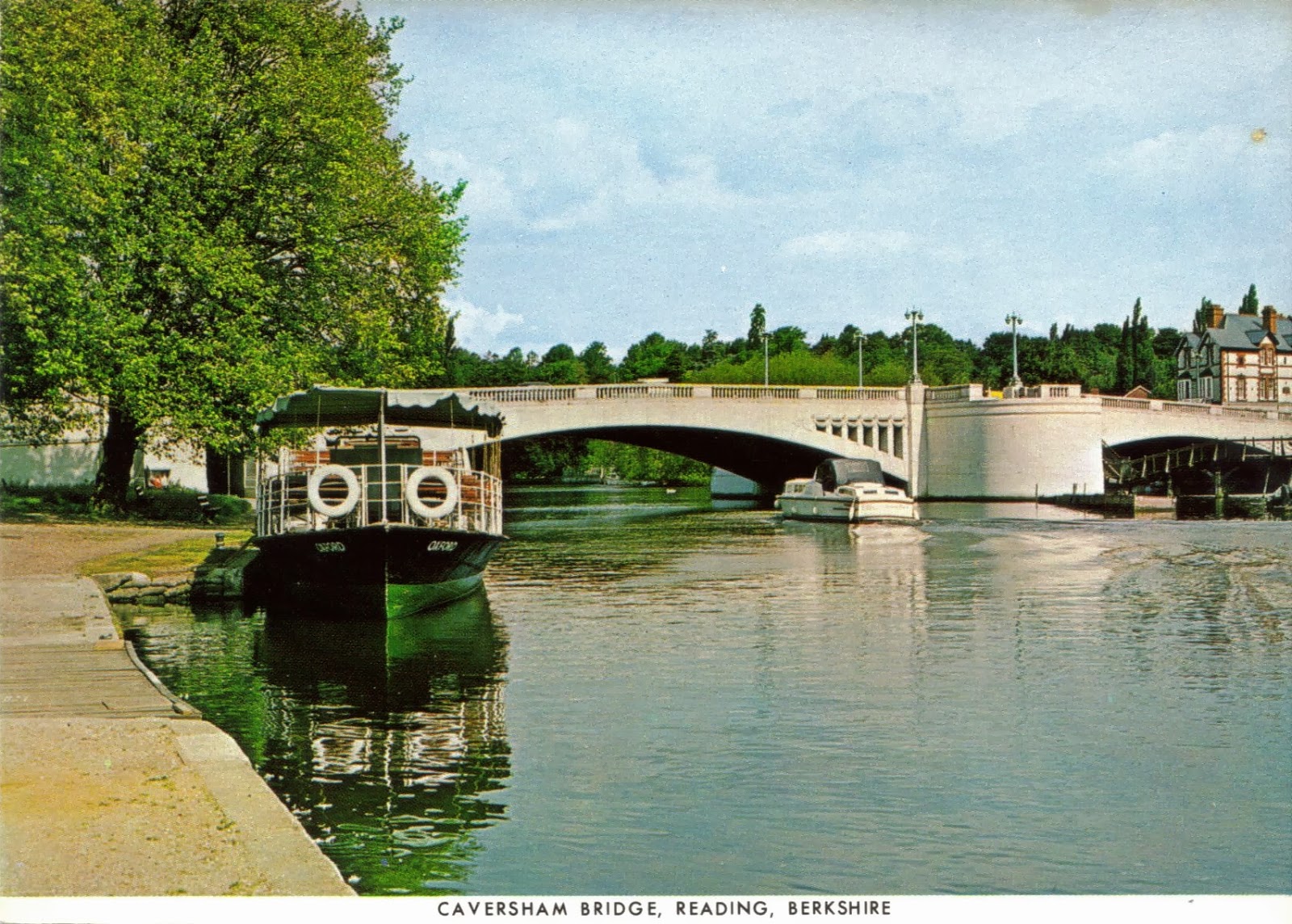 Postcards and Viewcards: Postcard With Photo Of Caversham Bridge ...