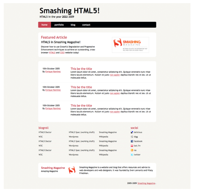 Web Design 2 Dm360 Final Tutorial Coding An Html5 Layout From Scratch 7128