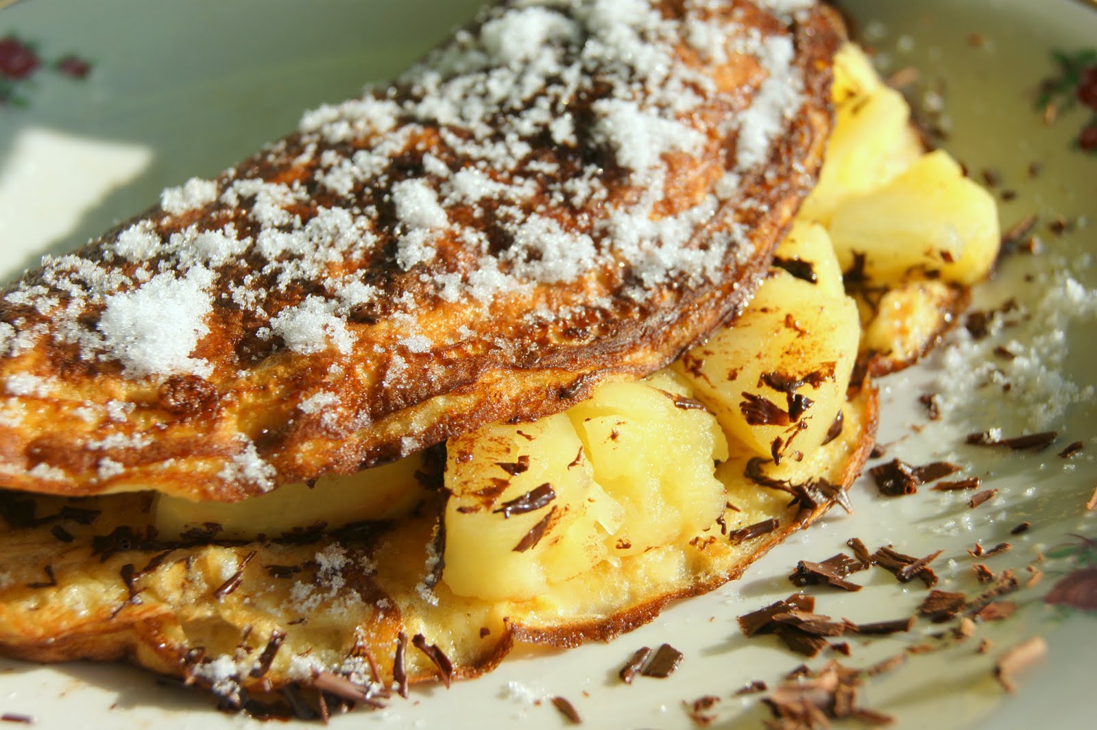 Zdrowa Kuchnia Sowy: Omlet owsiany z jabłkiem