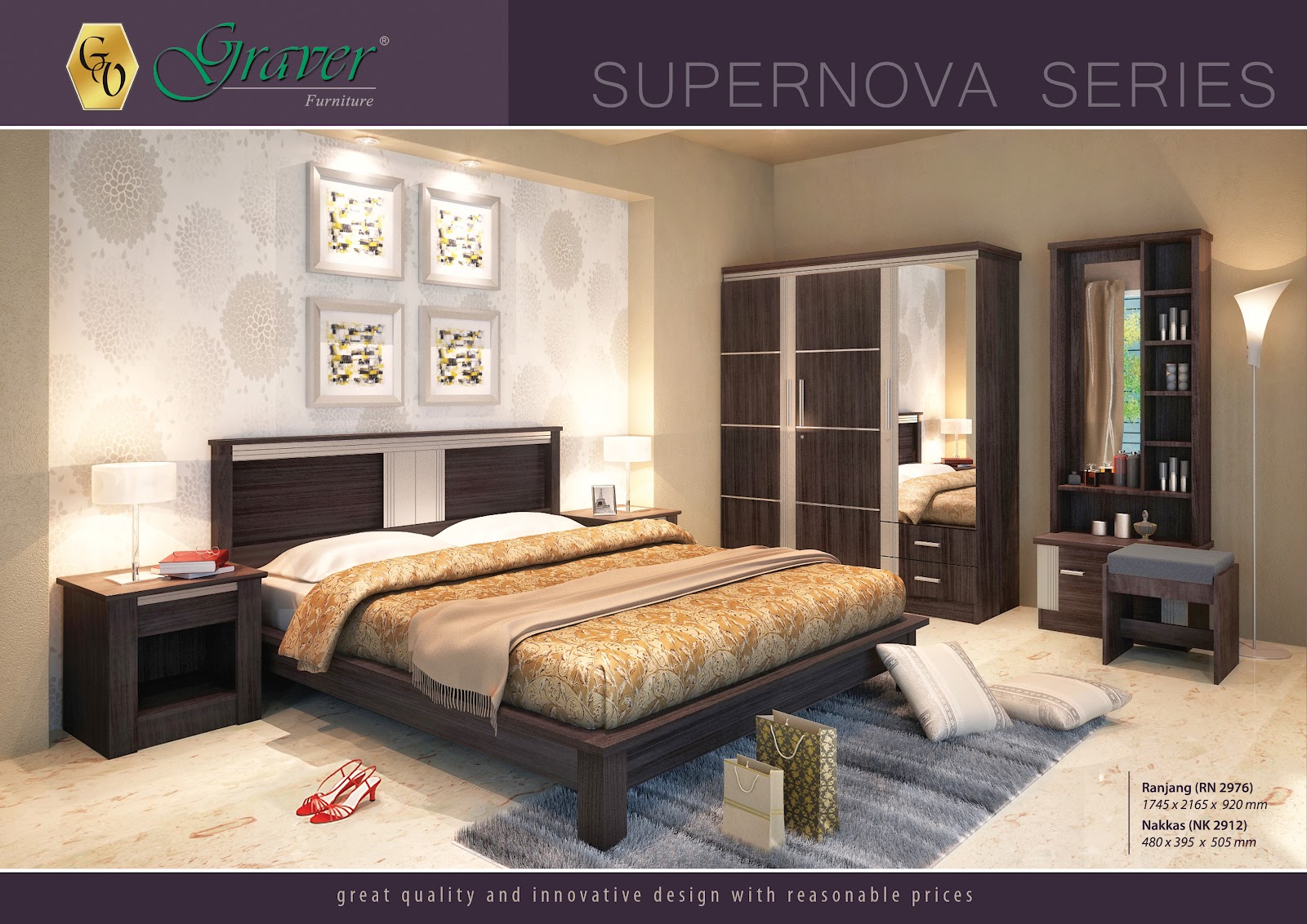 Kamar set supernova | Lemari pakaian murah