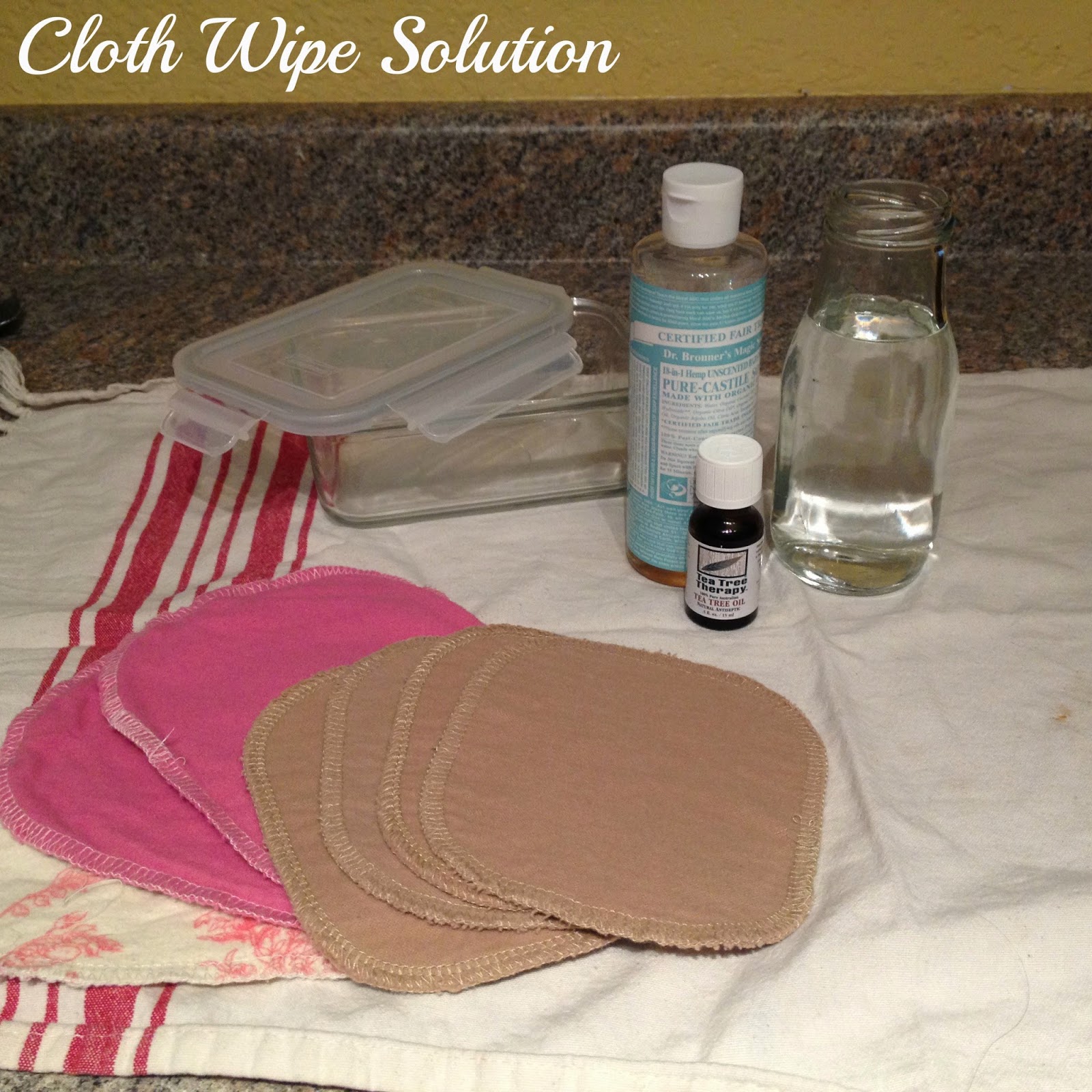 Dutch Plum: diy cloth wipe solution