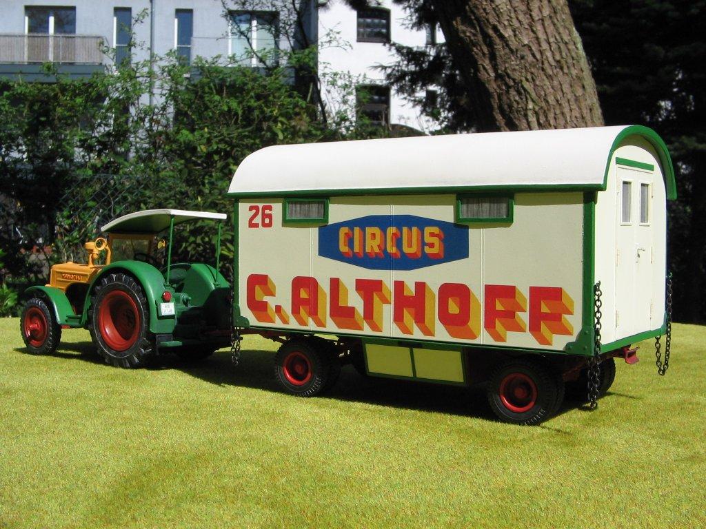 Circusmodellbau: Circus Carl Althoff 1:24