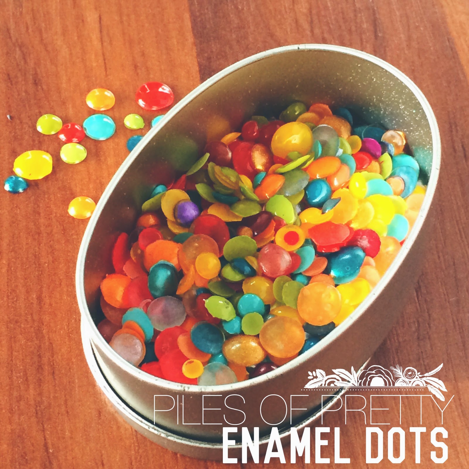kim watson ★ design ★ papercraft: DIY: Make your own enamel dots!
