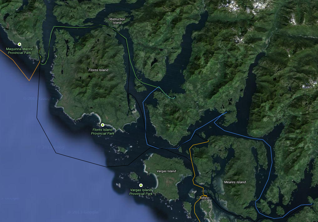 Flying Kites: Clayoquot Sound: Cannery Bay - Quait Bay - German Bear ...