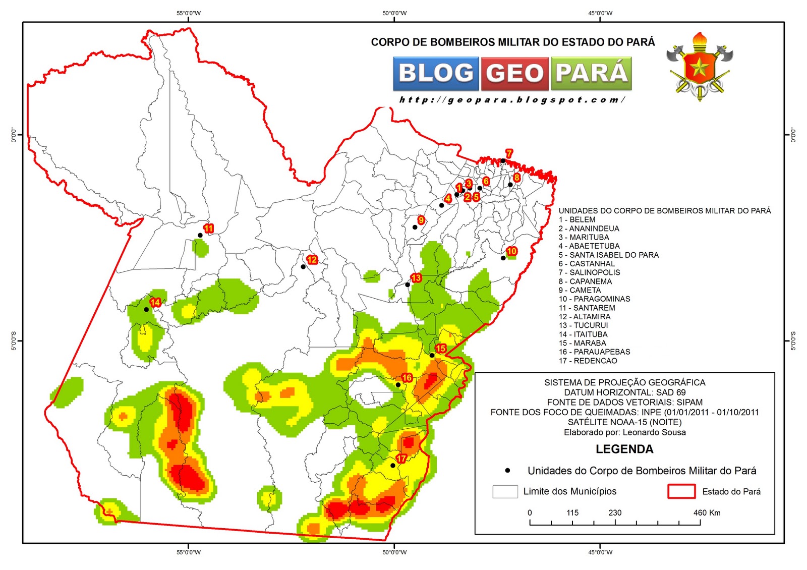 geopara.blogspot.com.br: Queimadas - Monitoramento de Focos