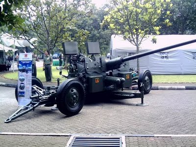 Garuda Militer: ★ Simulator Meriam 57 mm (S-60)