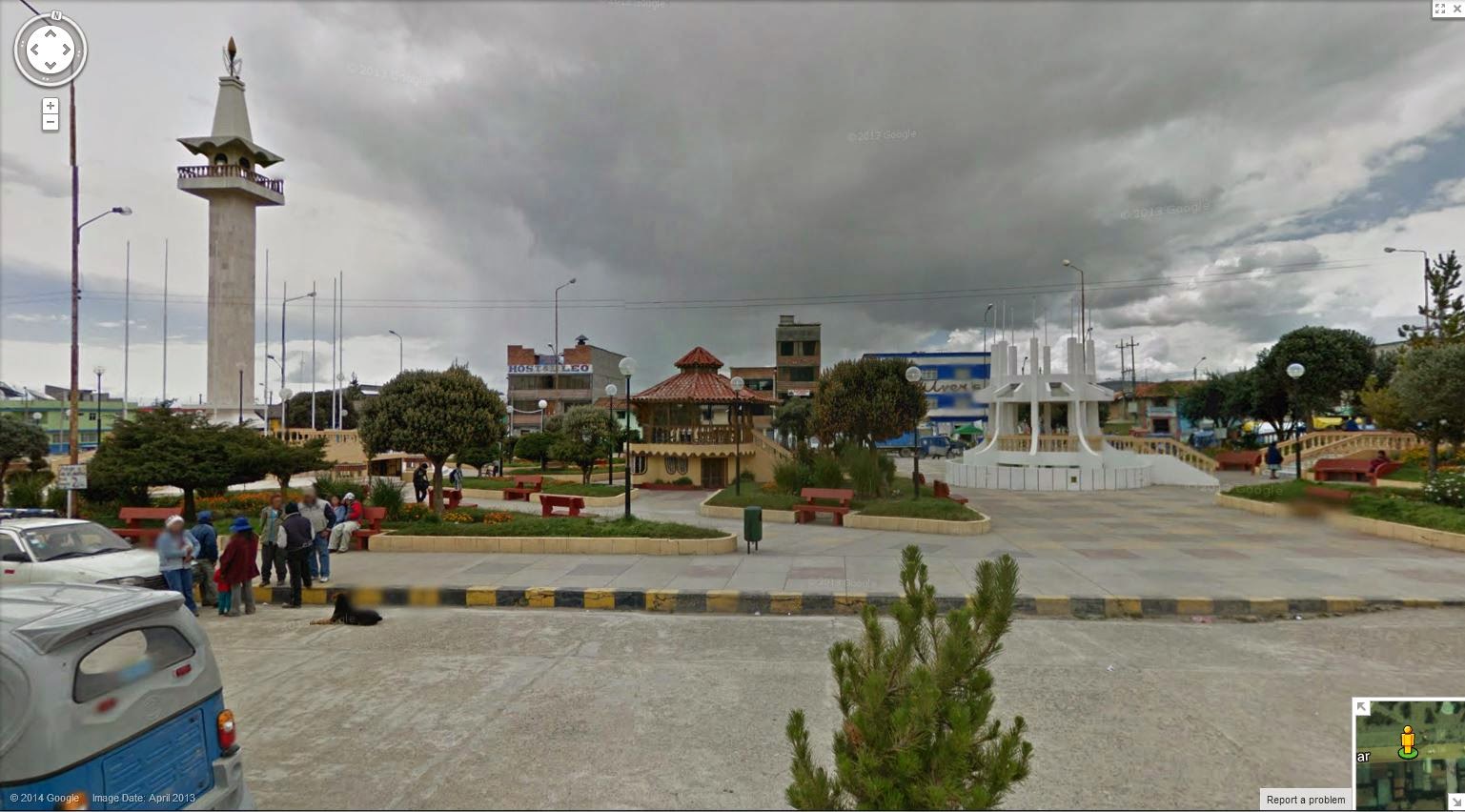 Favourite g. streetview: In Junín, Peru, on the jirón Simón Bolivar.