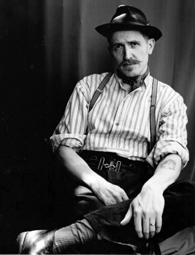 lalo borja: Portrait of Billy Childish, Whitstable 2007