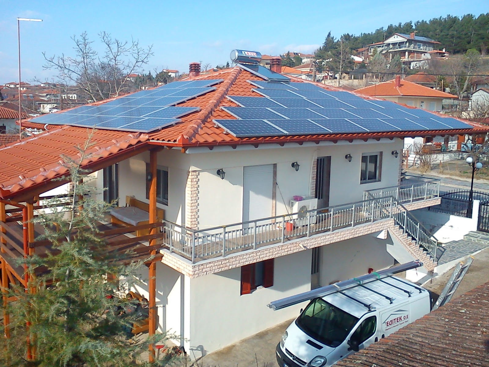 ΤΕΧΝΟΕΝΕΡΓΕΙΑΚΗ: Φωτοβολταϊκός σταθμός 10 Kw Μανδρες Κιλκίς