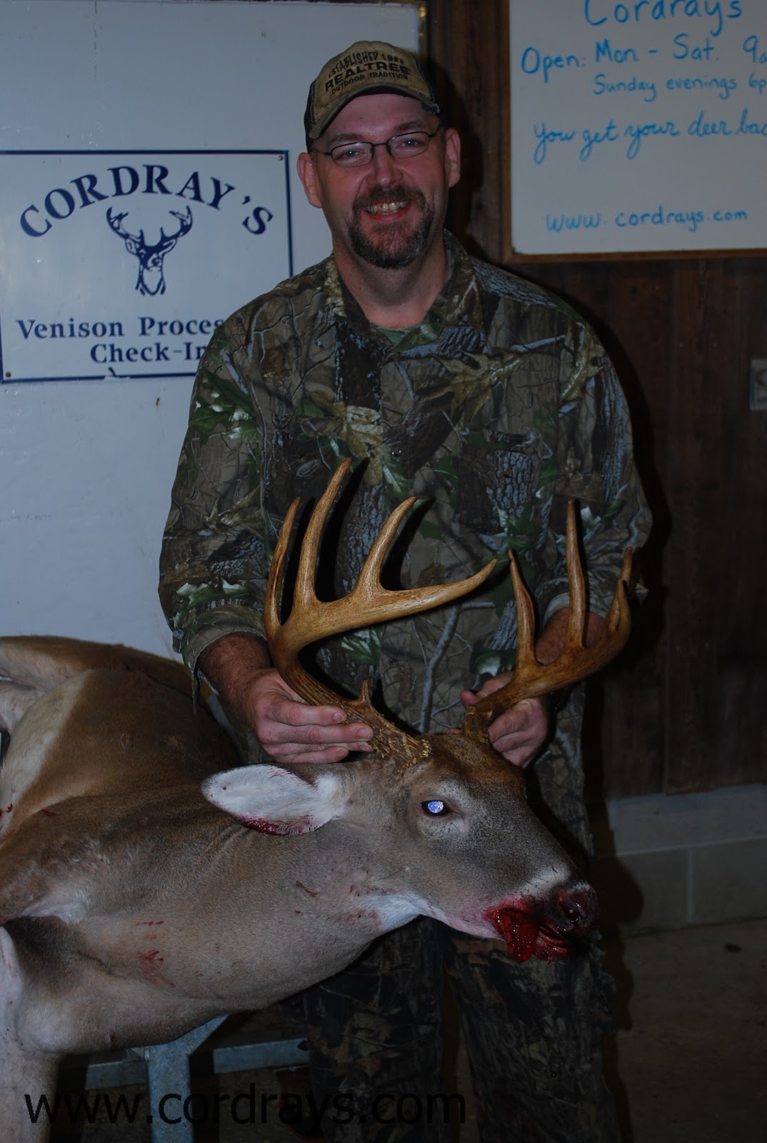 Cordray's: Matt Lovelace brought in a 10 point weighing 161 lbs.
