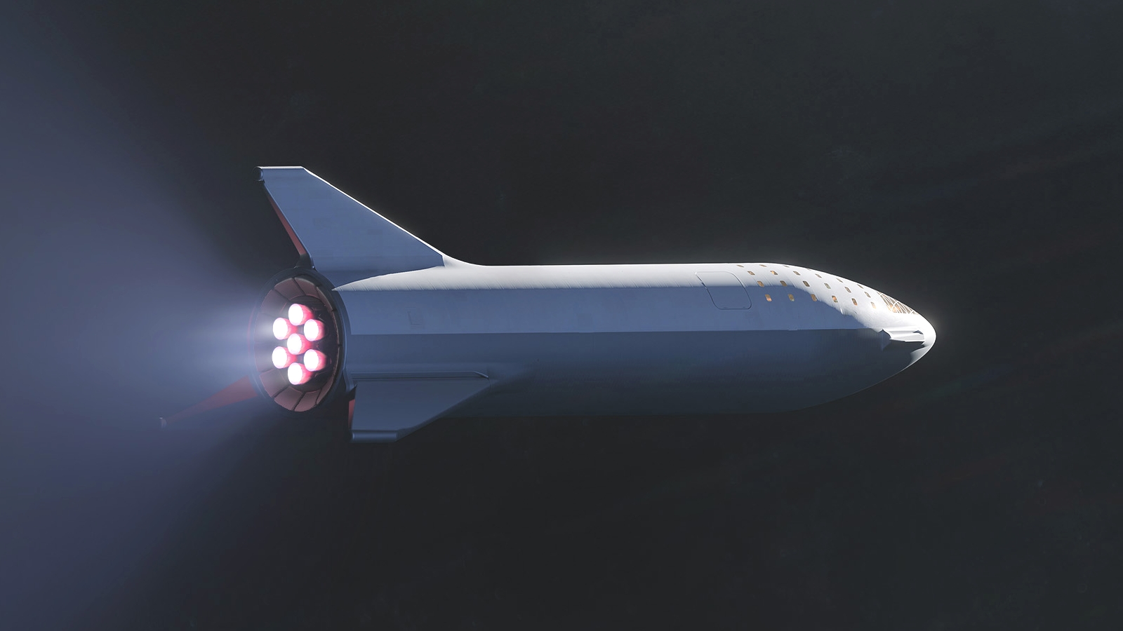 Official: updated design of SpaceX's Big Falcon Ship and big ...