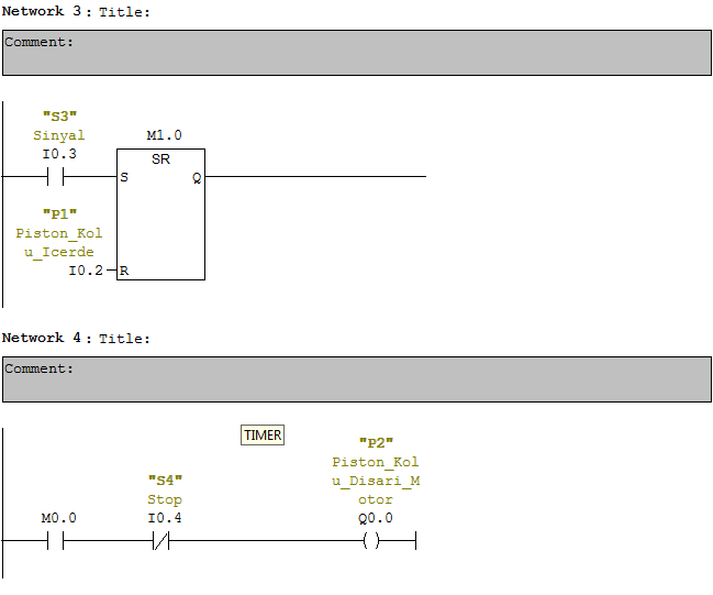 Step7 Simatic Manager Programında Timer Komutu Uygulamaları