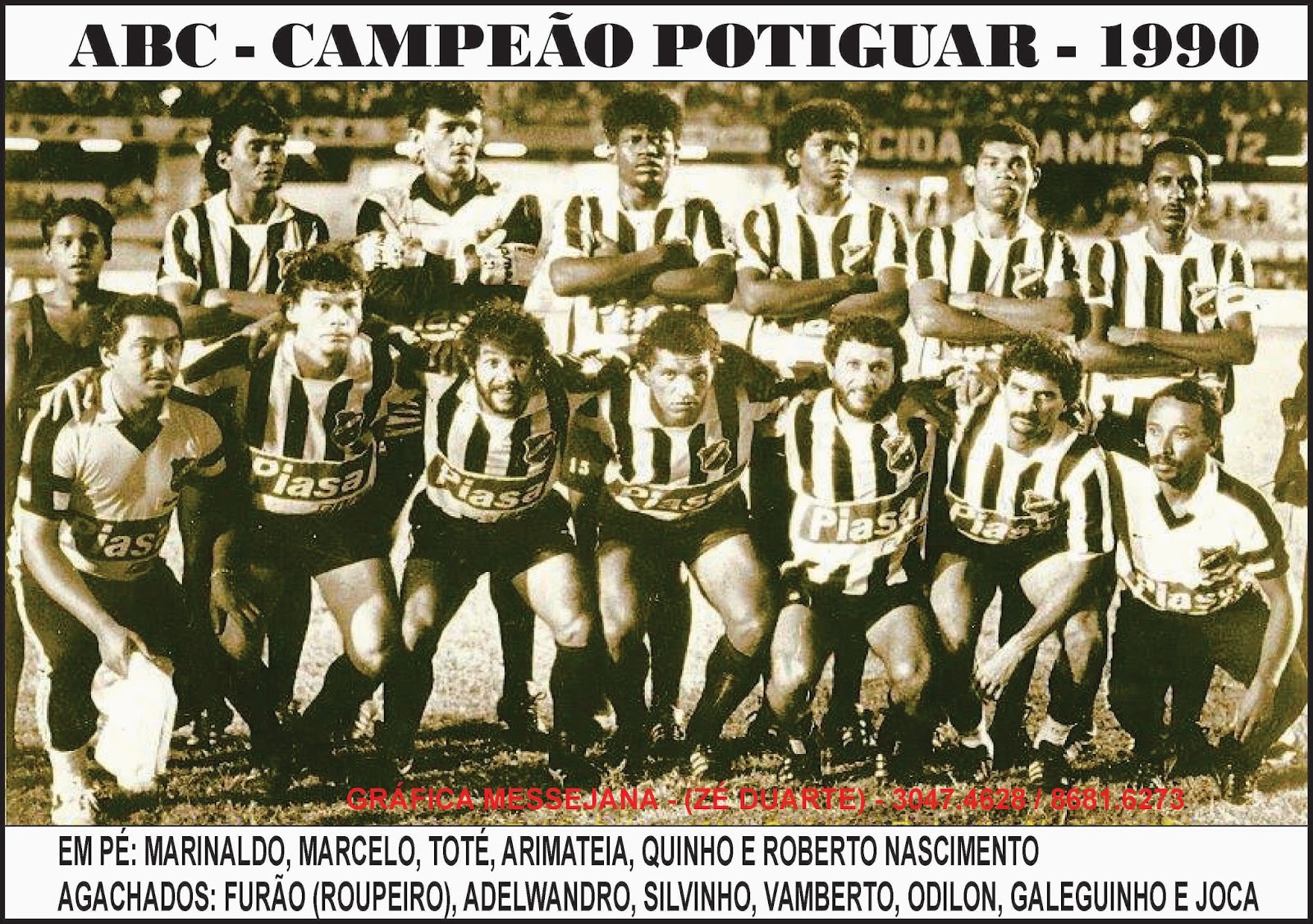 Blog do Zé Duarte: ABC FUTEBOL CLUBE - NATAL - RN.