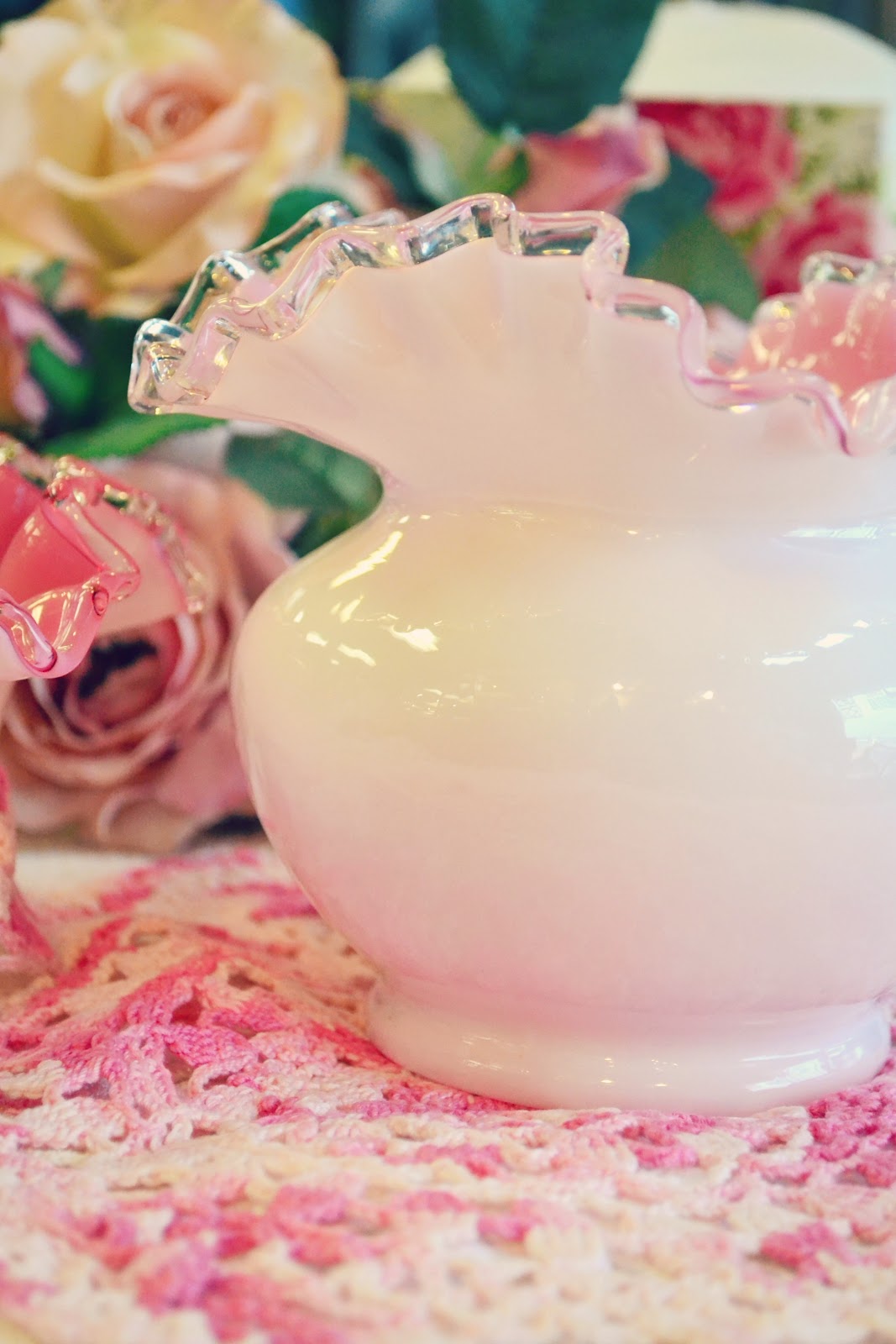 Jennelise: Pink Glass