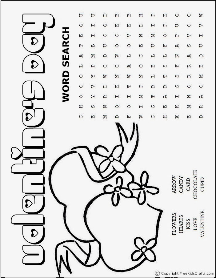 Top 5 Valentines Word Search Easy