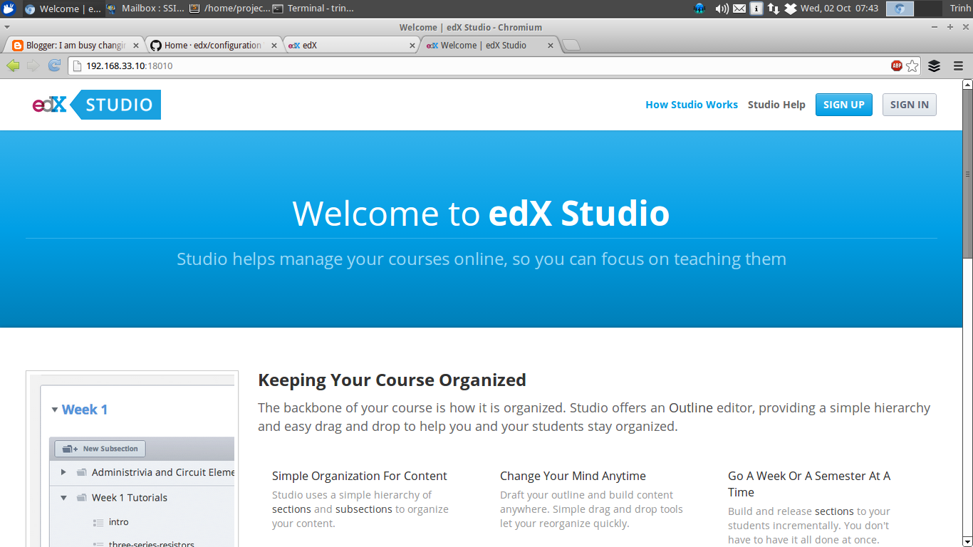 Edx Platform Installing Fullstack Edx Using A Pre Built Vagrant Image