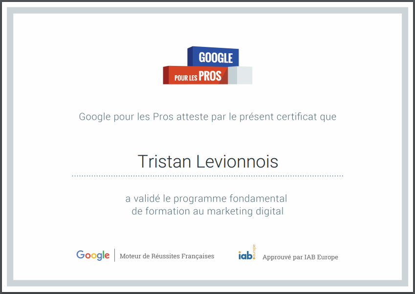 Formation gratuite au marketing digital proposée par Google