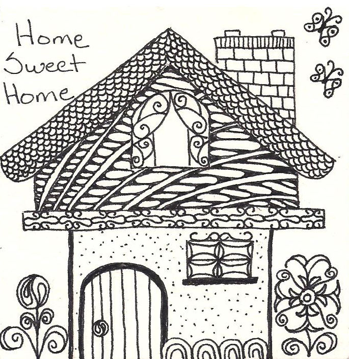 Knitting II: Zentangle House