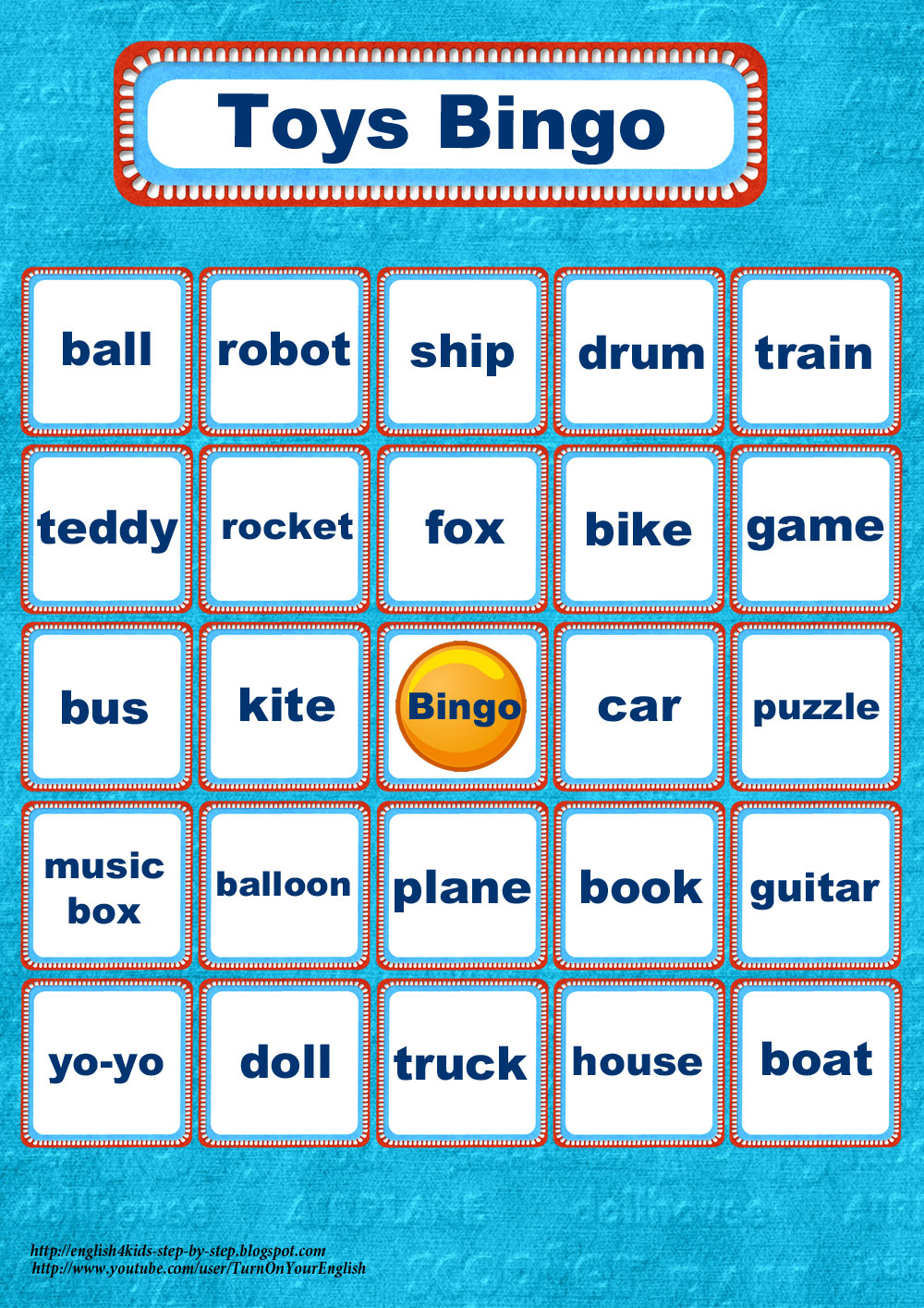 English for Kids Step by Step: Toys Song for Children