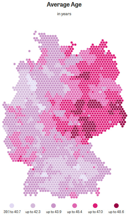 German reunification: A Nation Divided - Vivid Maps