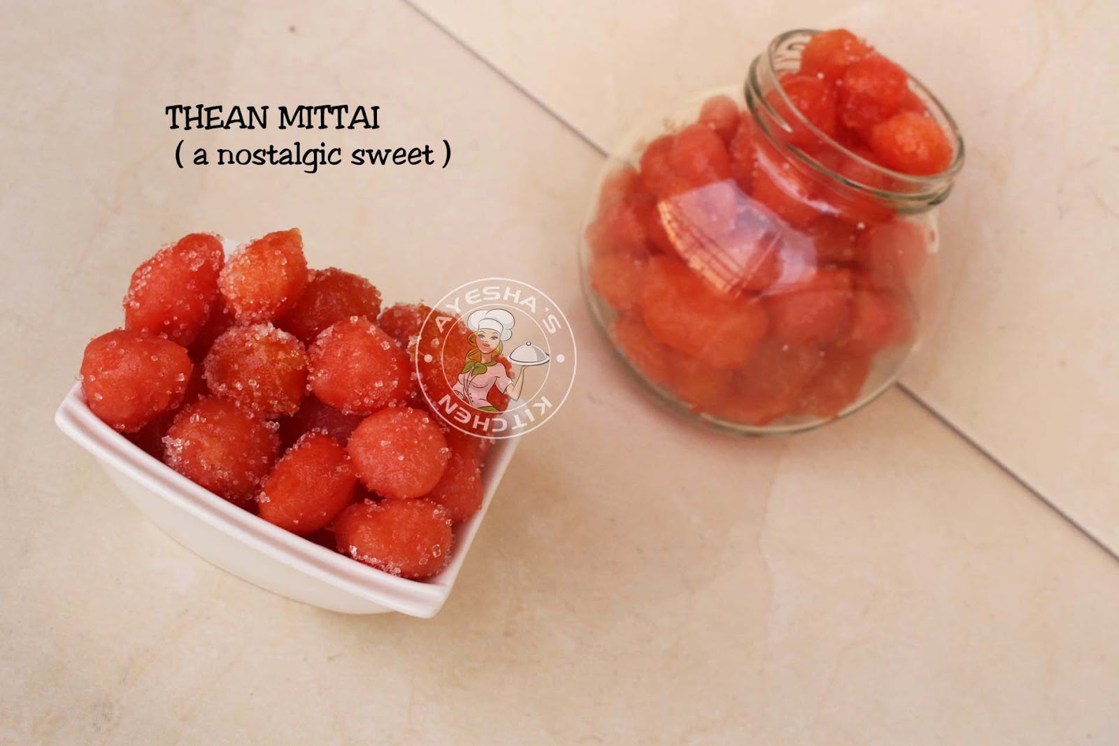 THAEN MITTAI RECIPE - INDIAN SWEET/ HONEY SUGAR CANDY